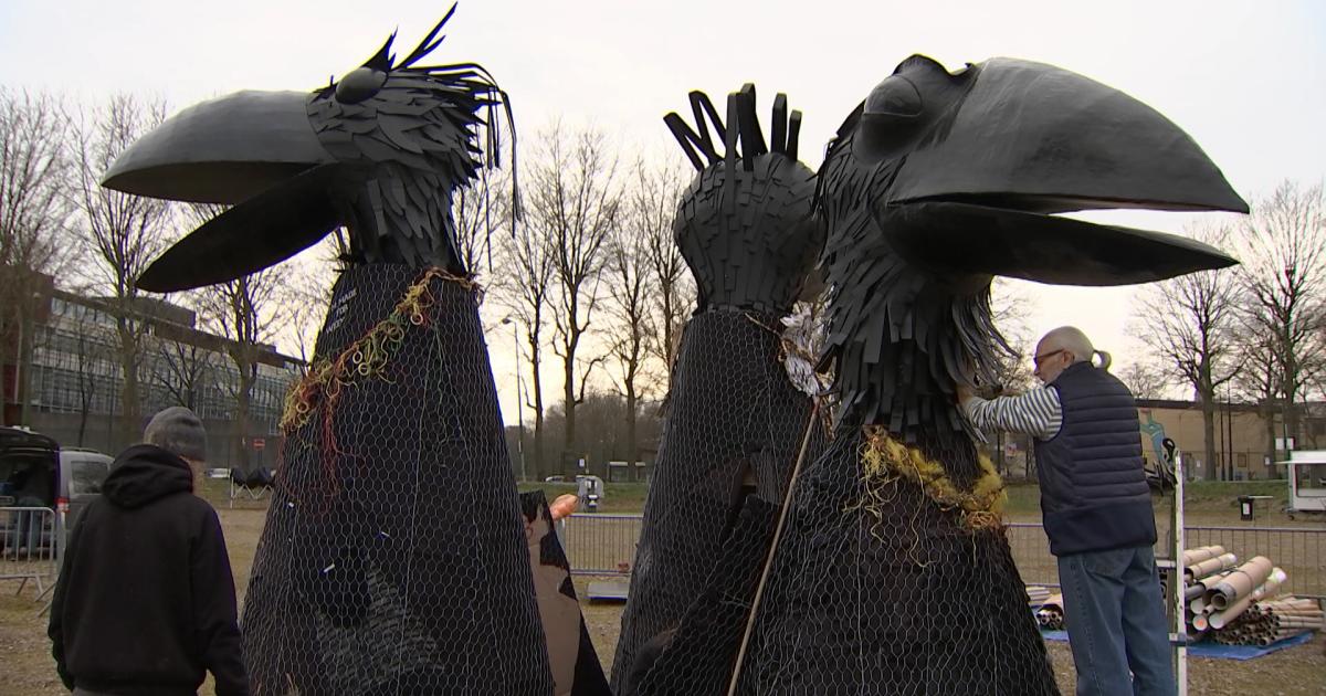 Carnaval de Charleroi: les trois corbeaux sont prêts à s'embraser ...