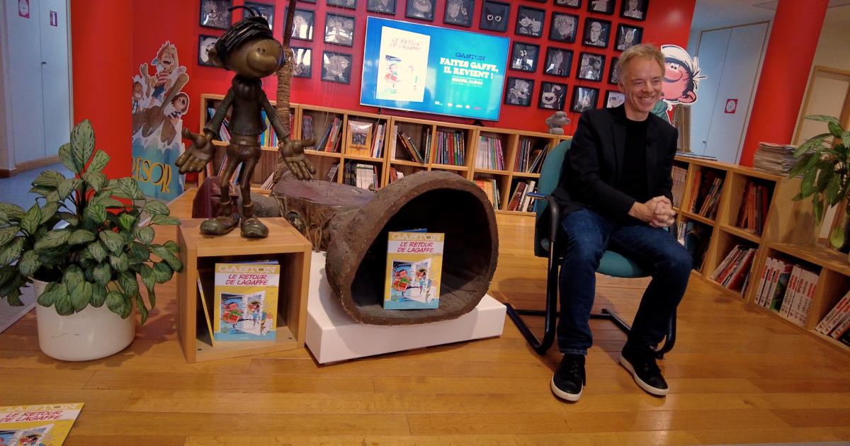 Gaston Lagaffe: Delaf, son nouvel auteur, de passage chez Dupuis ...