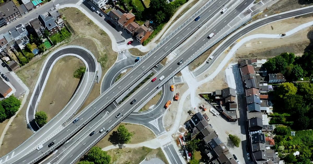 Le nouvel échangeur de l'A503 est ouvert à la circulation ! | Télésambre